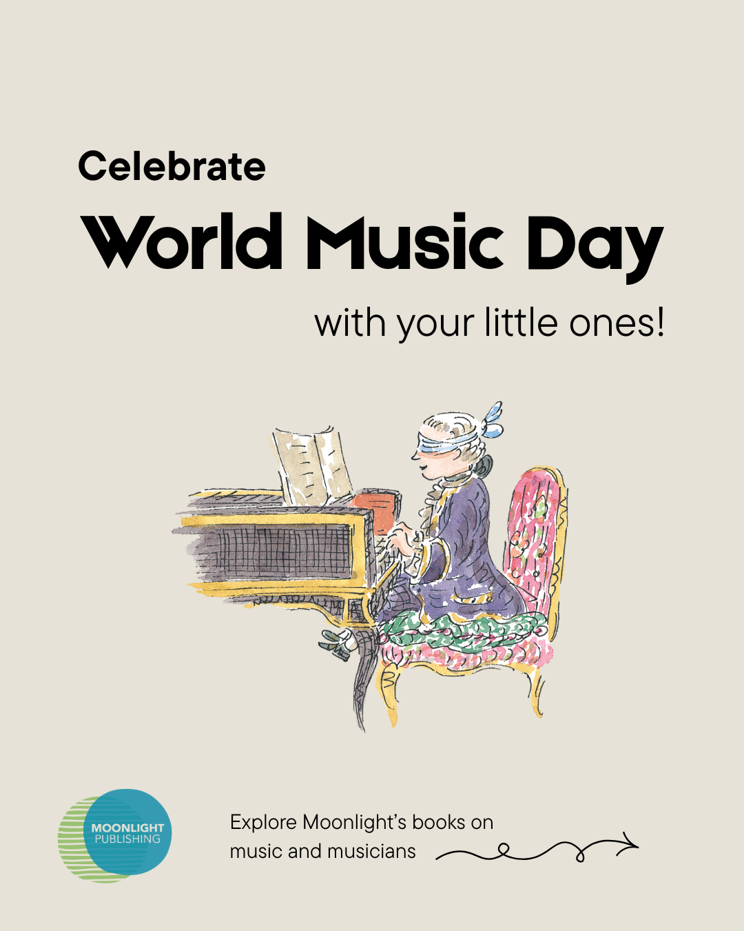 World Music Day Reading List for Curious Kids - Moonlight Publishing